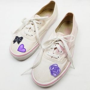 Vans | Shoes | Patch Pink And White Ombre Low Top Vans | Poshmark